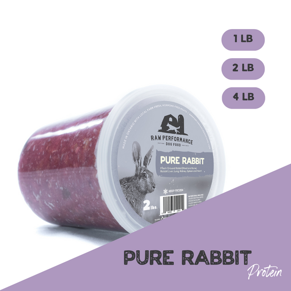 Rabbit | Raw Dog Food Delivery Ontario | Raw Performance Dog Food